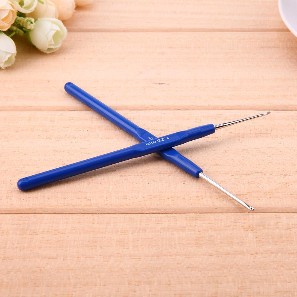 8pcs Small Crochet Hooks Needles Stitches Knitting Craft Case Crochet ...