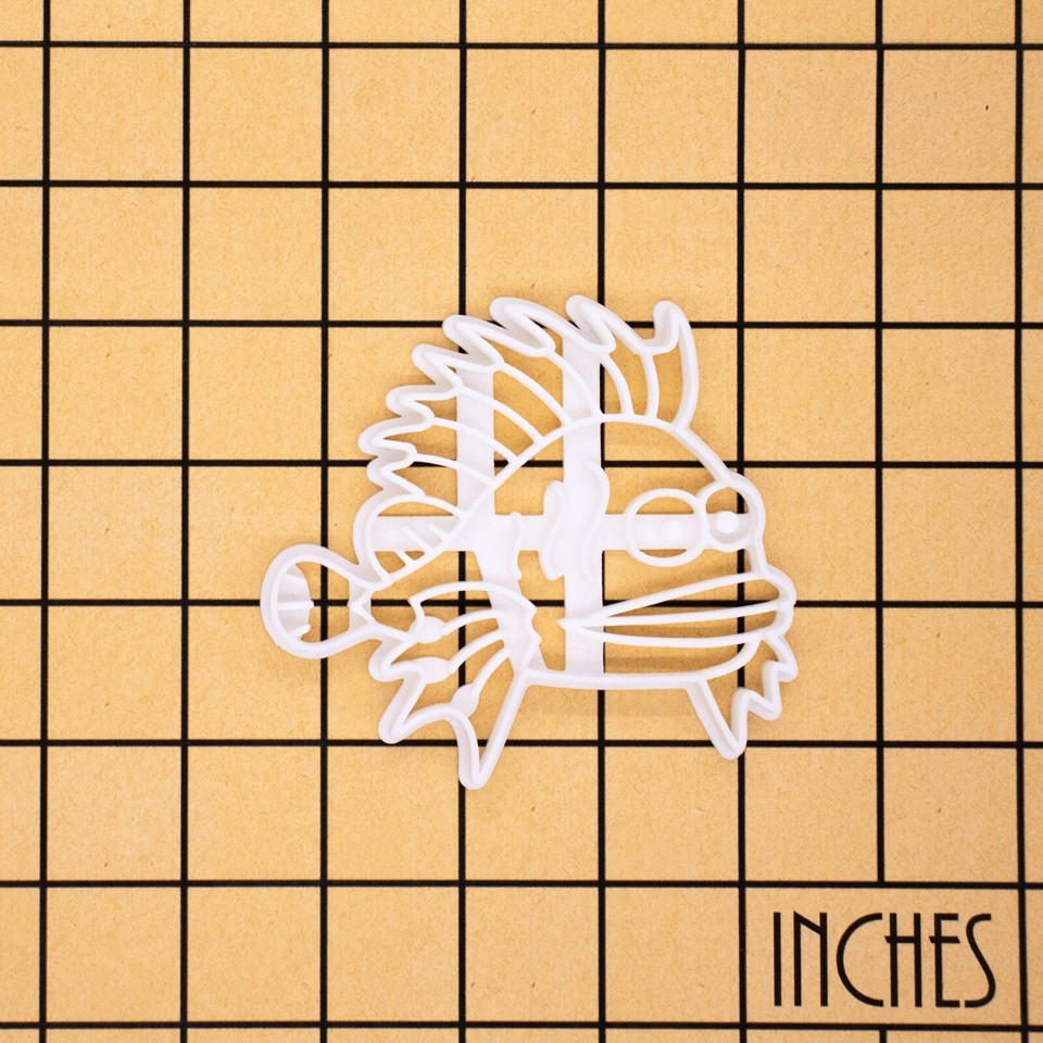 Lionfish Cookie Cutter - ocean nautical zebrafish pterois fish scuba ...