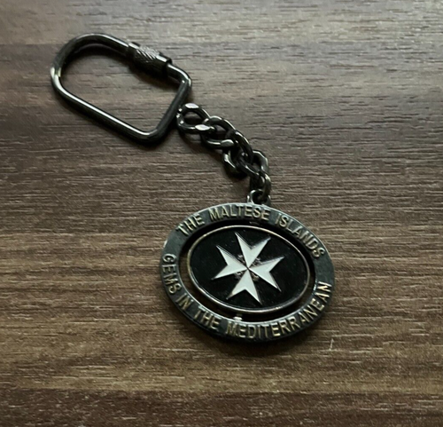 Vintage Malta Keychain Maltese Islands Metal Souvenir Gems of the ...