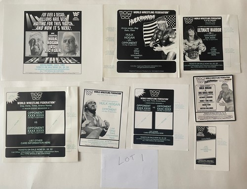 RARE 80s 90s Vintage WWF Marketing Promoting Behind the Scenes ...
