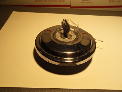 Vintage Car Truck Chrome Accessory Locking Gas Cap w/ Key From 1966 ...