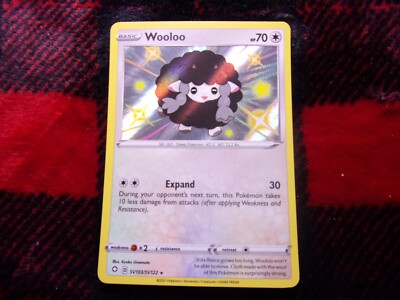 Wooloo SV103/SV122 - Pokemon TCG Shining Fates (2021) - Shiny Holo Rare ...