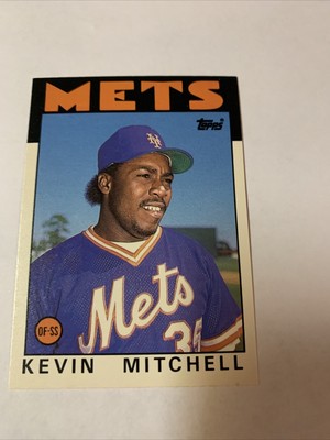 1986 Topps Traded Kevin Mitchell New York Mets #74T Baseball Card | eBay