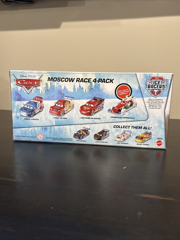 Disney Pixar Cars Ice Racers Moscow Race 4-Pack Die Cast New In Box | eBay