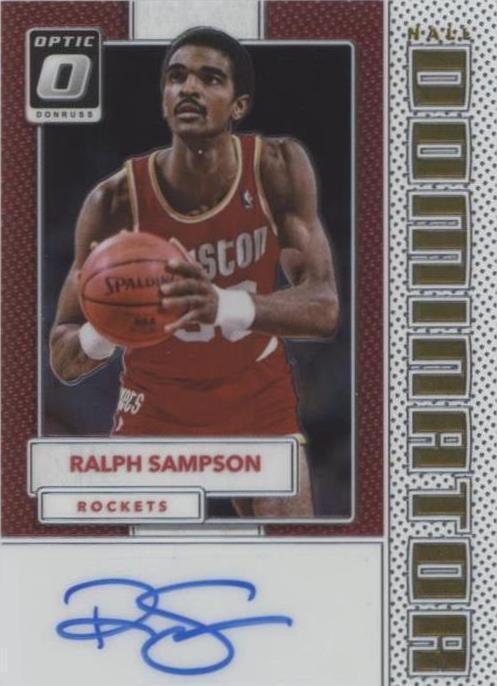 2017-18 Panini Donruss Optic - Hall Dominator Signatures Ralph Sampson ...
