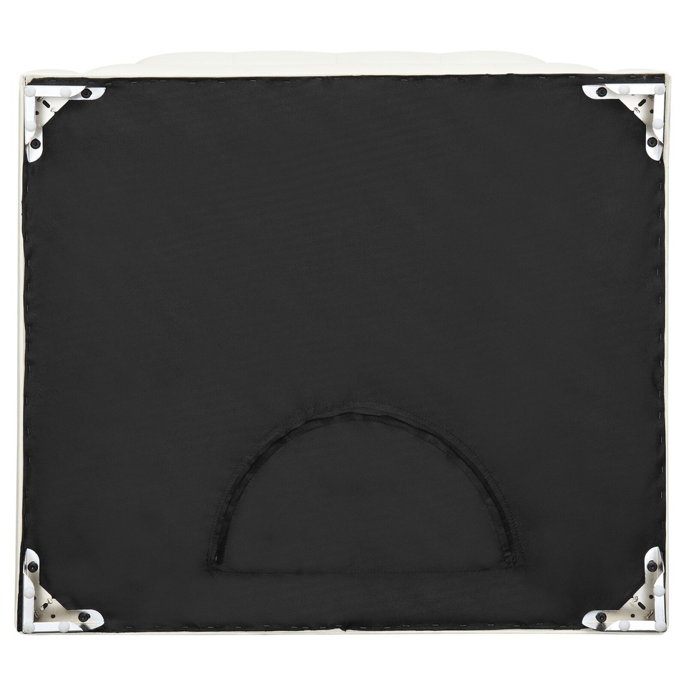 Modern 3 Piece Sofa Set Couch Loveseat Ottoman White Coaster Chaviano ...