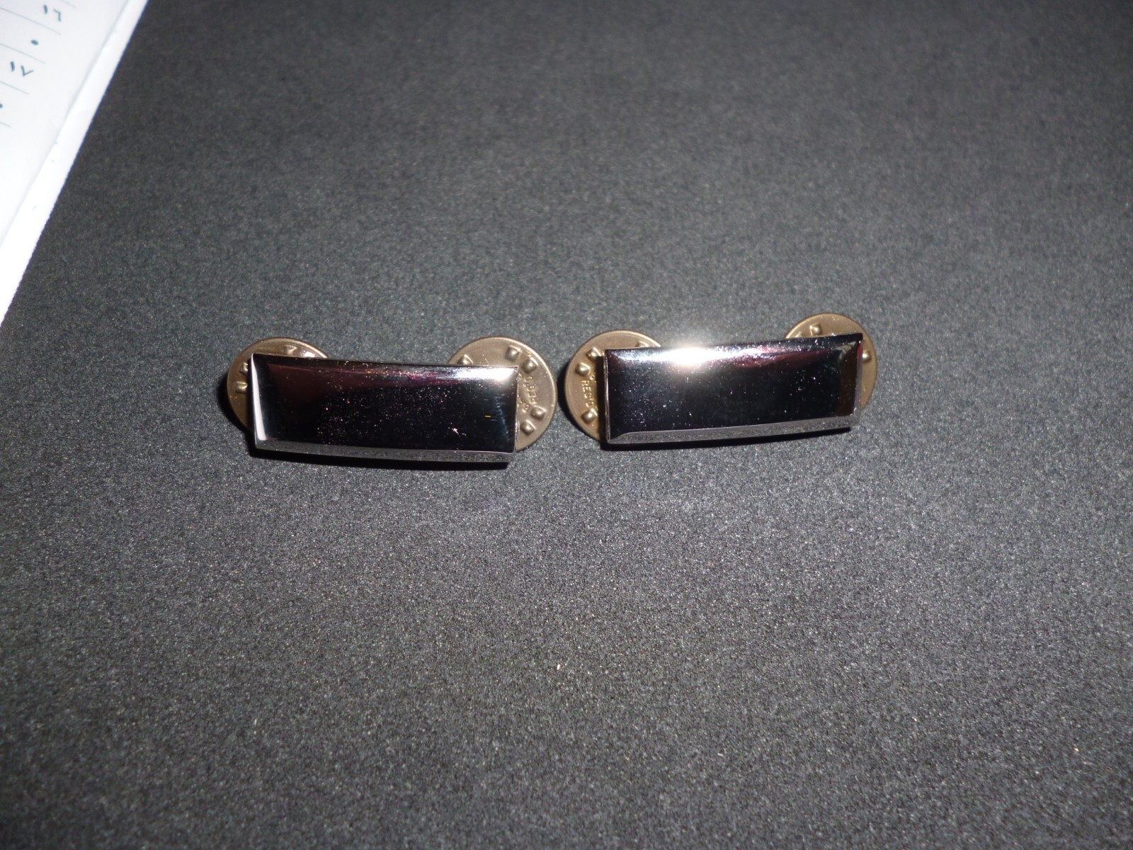 U.S. 1st LIEUTENANT RANK INSIGNIA BARS. FULL SIZE. PAIR. | eBay