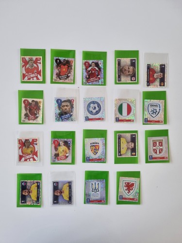 TOPPS Euro 2024 19 Foil Topps Holo Glitzer Rare Sticker Logo Rumänien ...