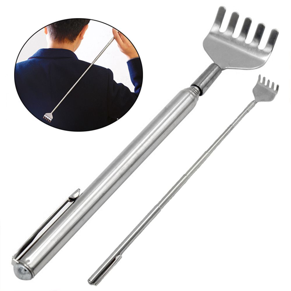 Tools Stainless Steel Tickle Stick Anti Itch Claw Back Scratcher ...