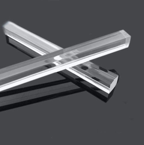 Square 8pcs Clear Acrylic Plexiglass Lucite Rod Bar 8 x 8mm 250mm Long ...
