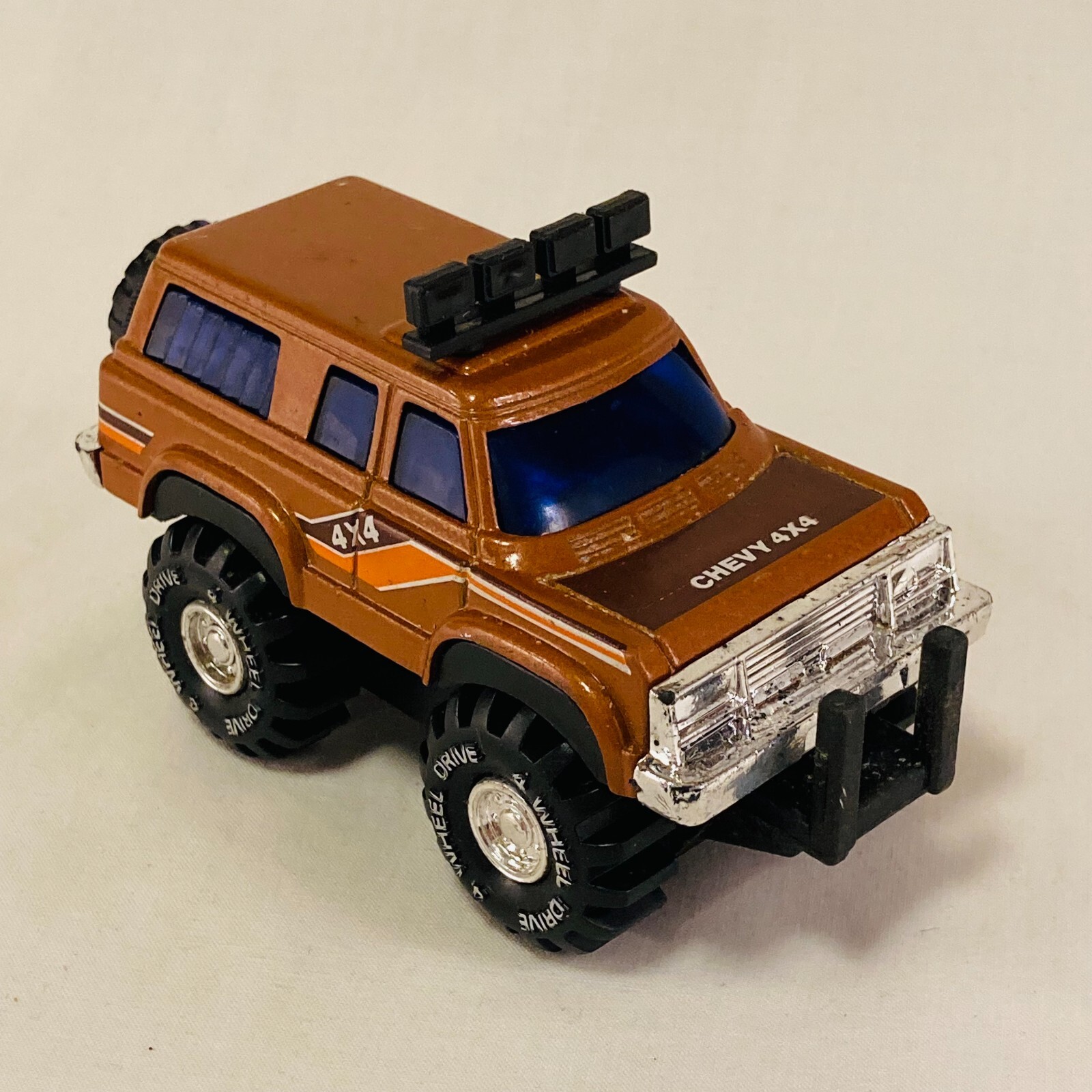 ARCO Stompers CHEVY Chevrolet 4X4 Metal Truck Toy VINTAGE Brown with ...