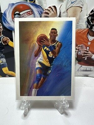 1990 NBA Hoops 365 Reggie Miller Indiana Pacers Checklist HOF Ken ...