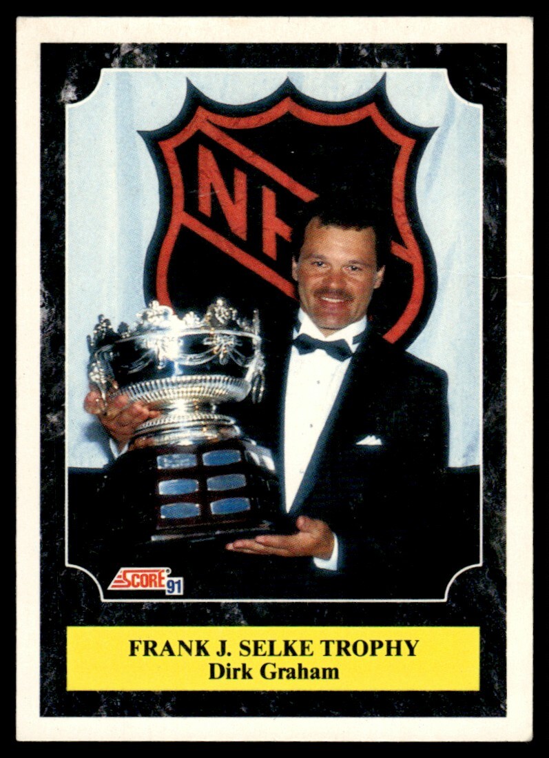 1991-92 Score American #432 Dirk Graham (Frank J. Selke Trophy) Chicago ...