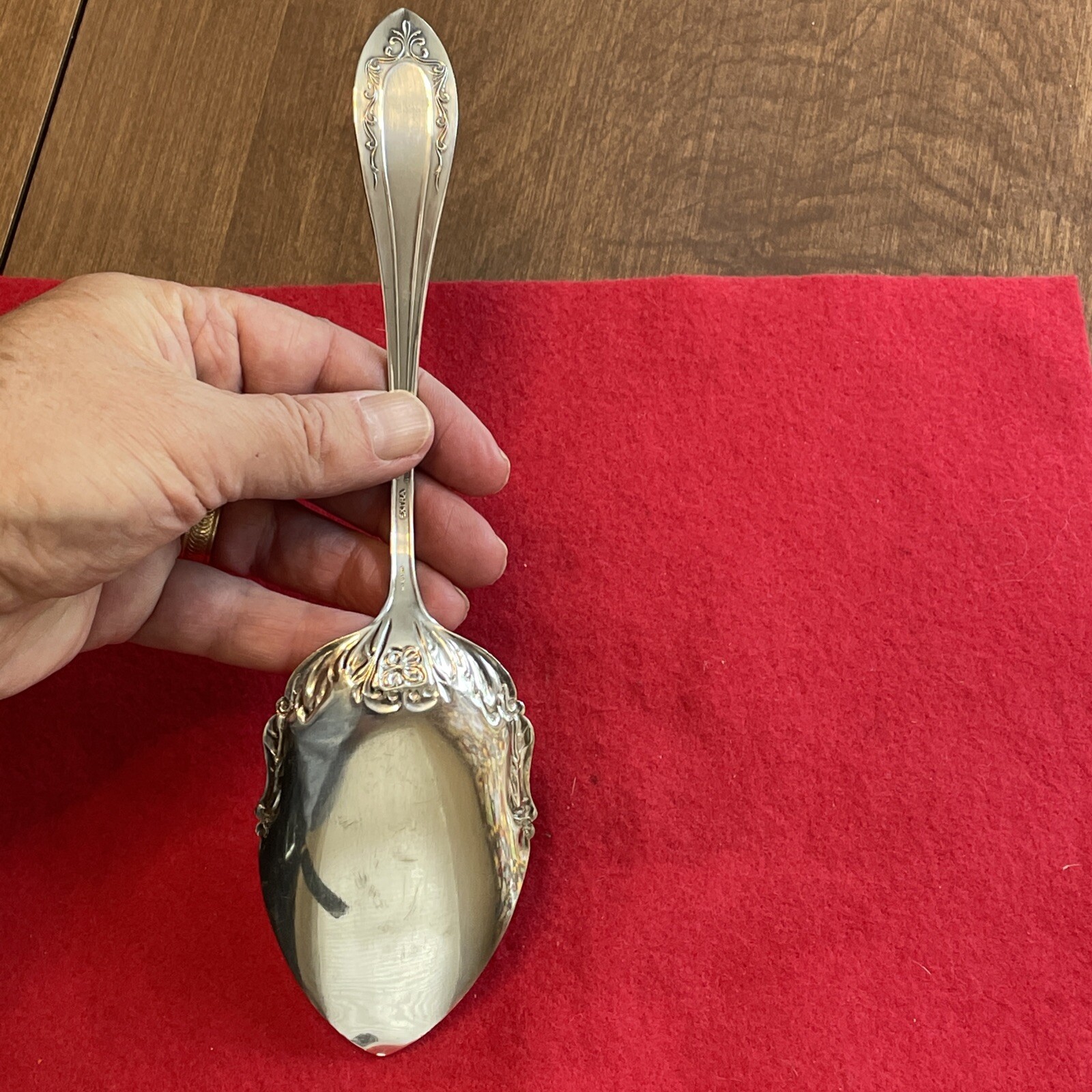 Beautiful Vintage Serving Piece Extra Coin Silver Plate 9 1/4" Long | eBay