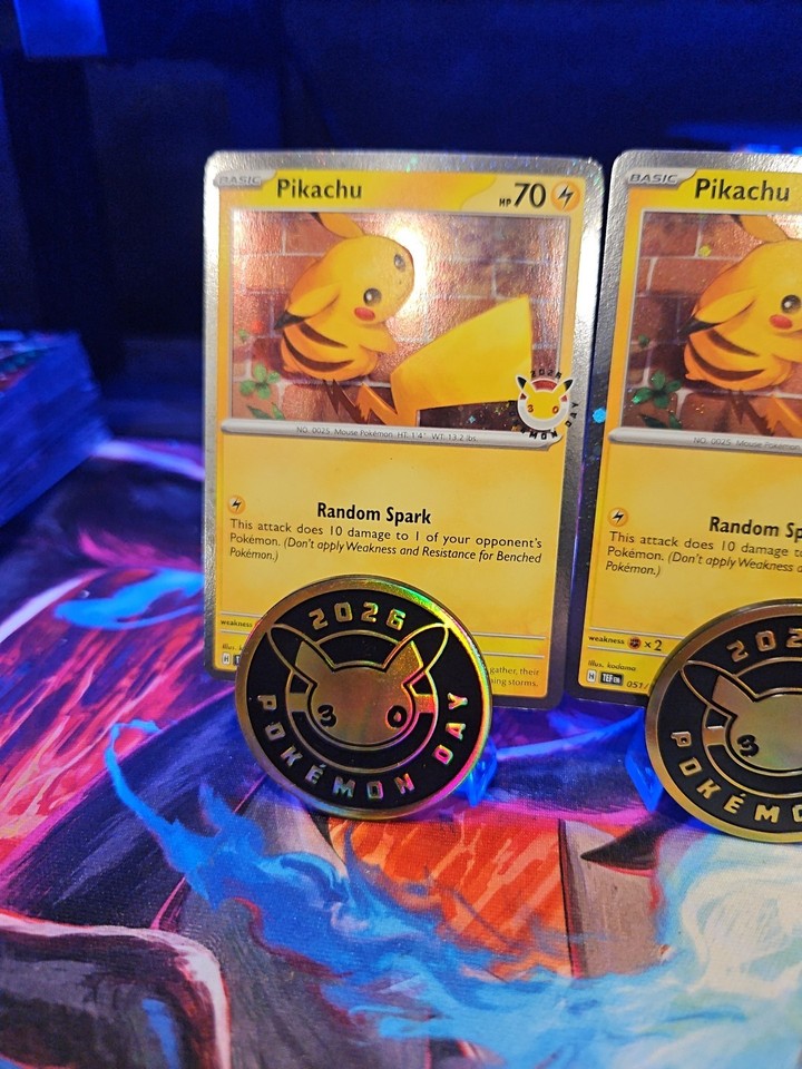 2026 Pikachu 051/162 Pokemon Day 30th Anniversary Stamped Promo TCG ...