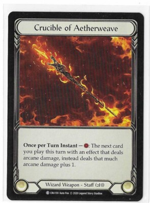 Flesh And Blood Crucible Of War Common 1st Ed Crucible Of Aetherweave ...