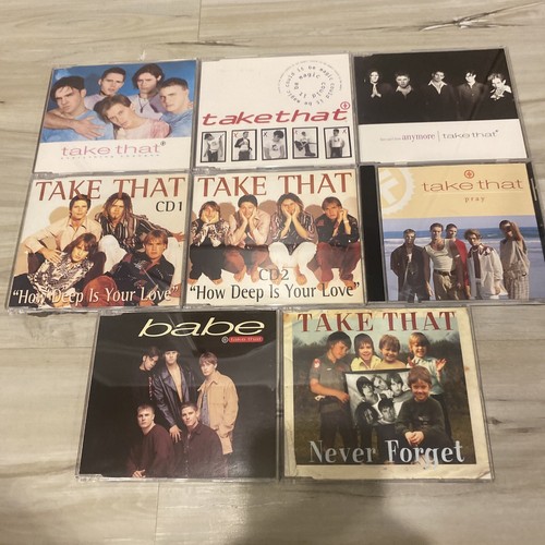Take That 8 UK 🇬🇧 IMPORT CD LOT - Everything Changes Pray Babe Never ...