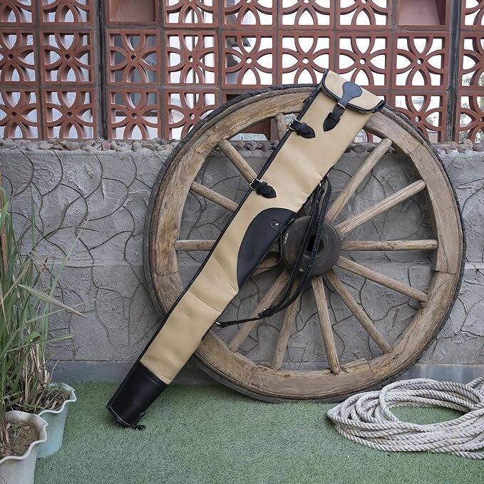 HULARA Tin Cloth Gun Sleeve 11070183 Dark Tan 52 54 Oil Wax CC Khaki ...
