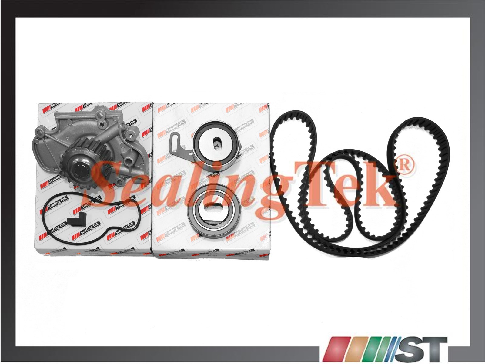 Fit Honda F22B1 F23A SOHC 16V Engine Timing Belt Tensioner Kit w/ Water ...