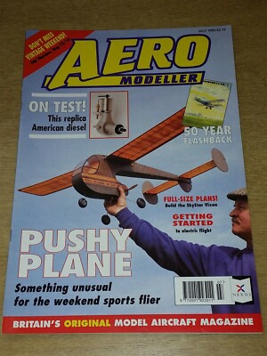 AERO MODELLER VOL 60 #714 JULY 1995 BRITISH MONTHLY MODEL AIRCRAFT ...