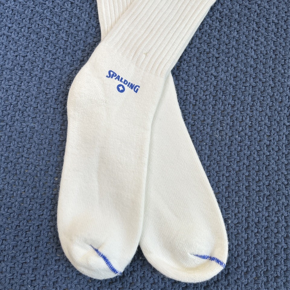 Vtg Spalding Crew Socks Orlon Acrylic Sports Basketball 10-13 80s 23 ...