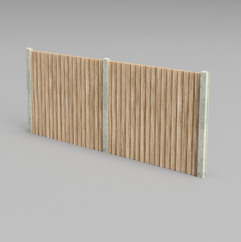 3d Printed 1/24 Scale Fence Panels & Posts For Model Miniature Diorama ...