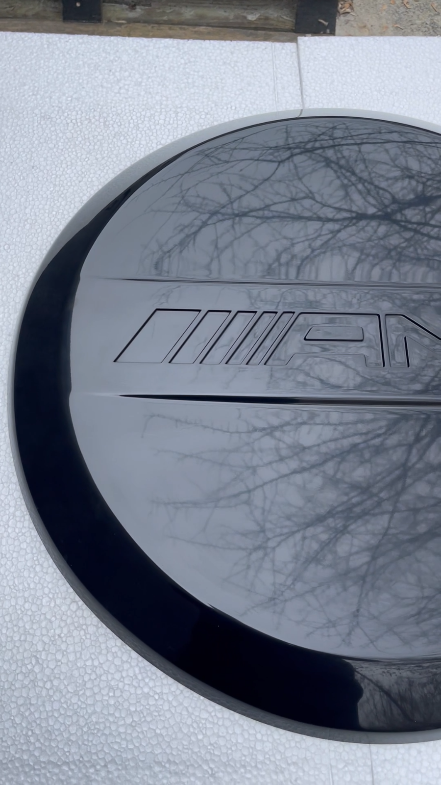 Mercedes-Benz W464 W463A Spare Tire Cover AMG Style G-Class G63 G65 ...