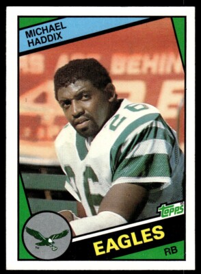 1984 TOPPS MICHAEL HADDIX RC PHILADELPHIA EAGLES #328 | eBay