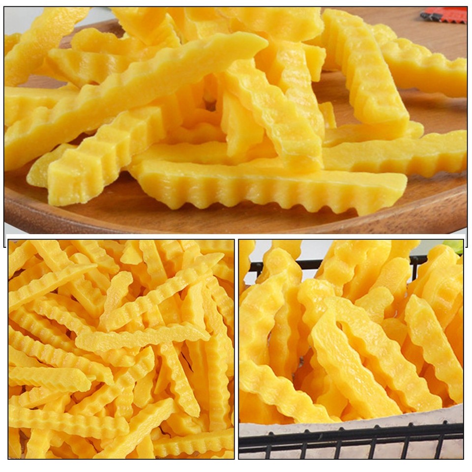 12 Pcs Artificial Potato Food Props for Display Simulated French Fries ...
