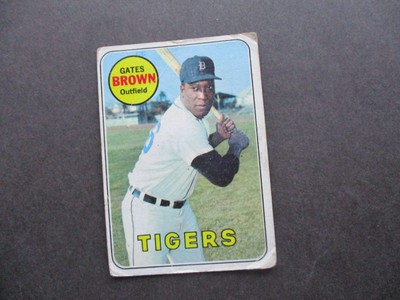 1969 Topps Baseball #256 Gates Brown VG Detroit Tigers | eBay