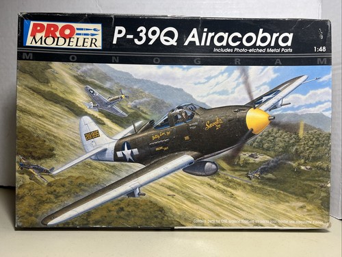 Monogram Pro Modeler P-39Q Airacobra Bell P-39 Model Aircraft Kit Vtg ...