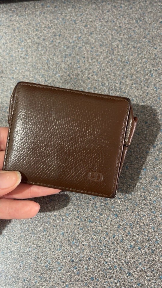 Christian Dior Coin Purse Luxury Leather | eBay UK