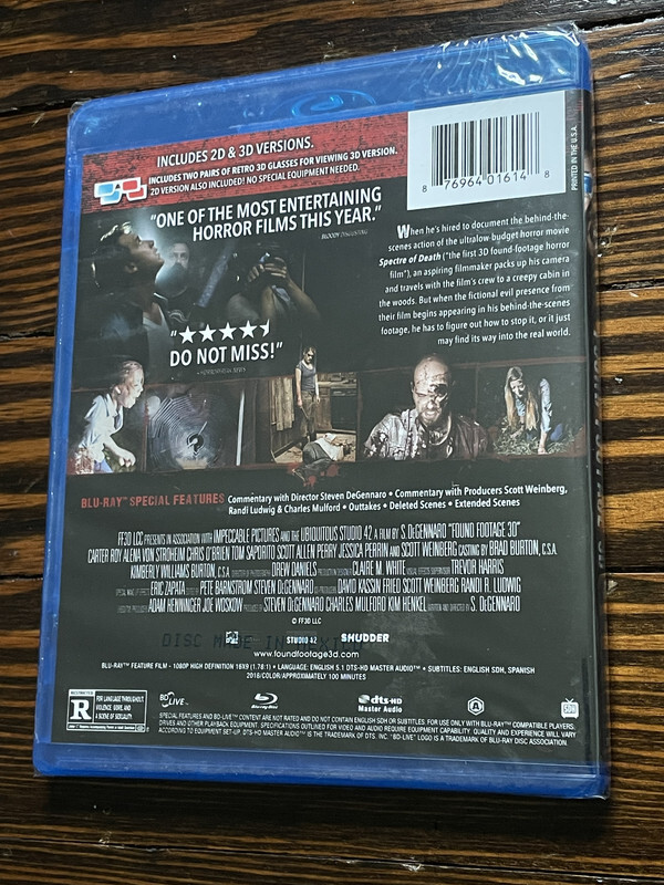 Found Footage 3D [Blu-ray] (NEW) - Carter Roy, Alena Von Stroheim - blu ...