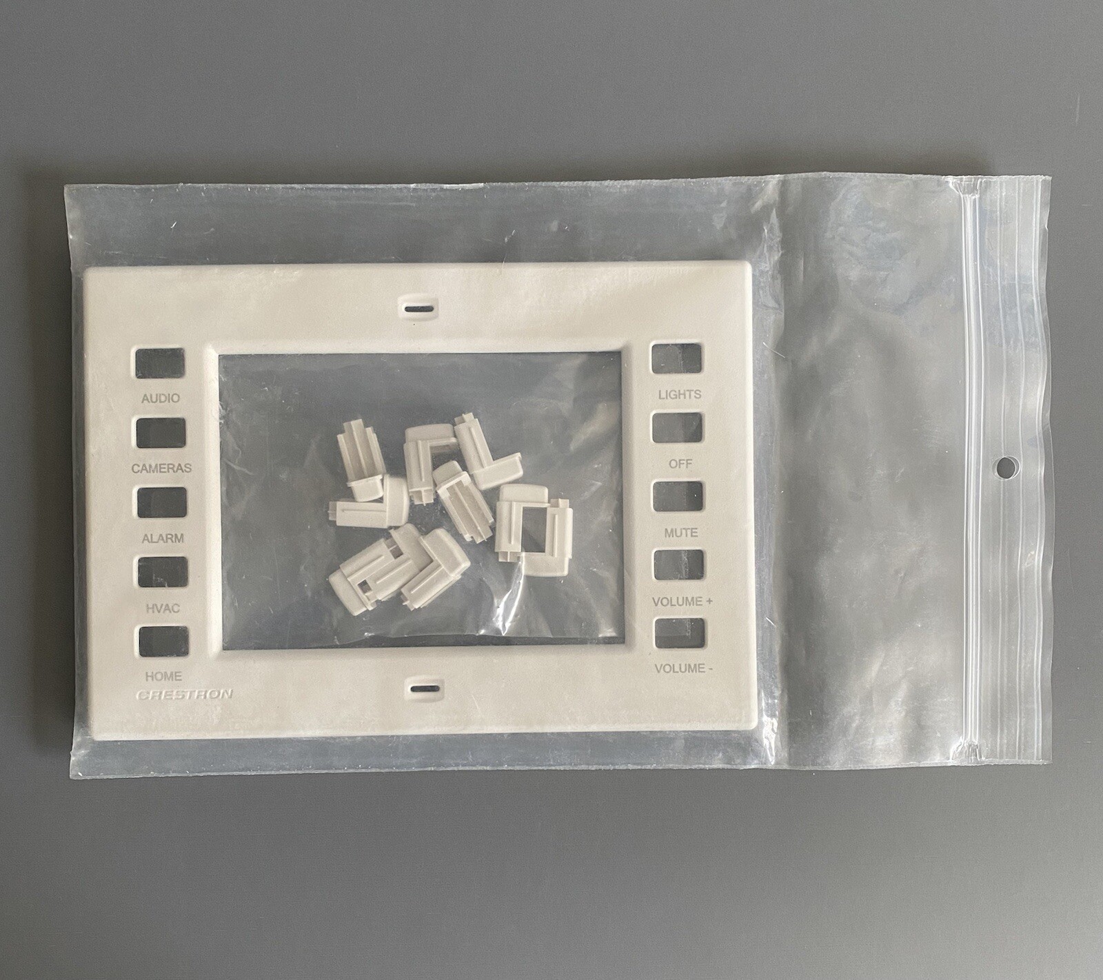 Crestron TPS-2000L Front Bezel Faceplate w/Engraving (White) | eBay