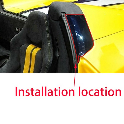 Real Carbon Fiber Car B Pillar Window Plate Panel Trim For Ferrari 458 ...
