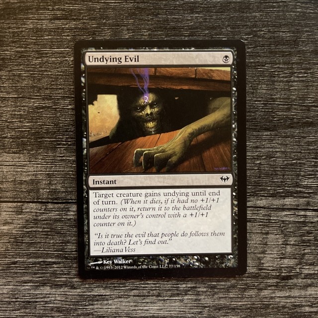 MTG Undying Evil Dark Ascension 77/158 Regular Common for sale online ...