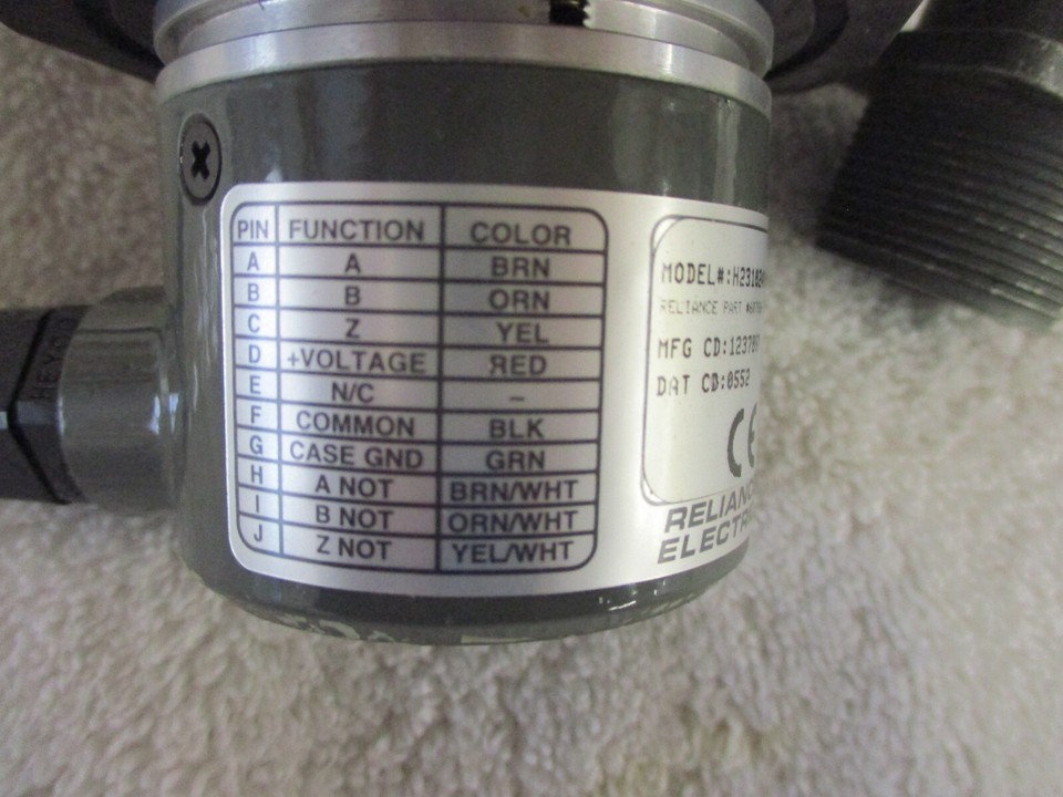 NIB Reliance Electric Encoder 607980-70B H2310240032XX17 | eBay