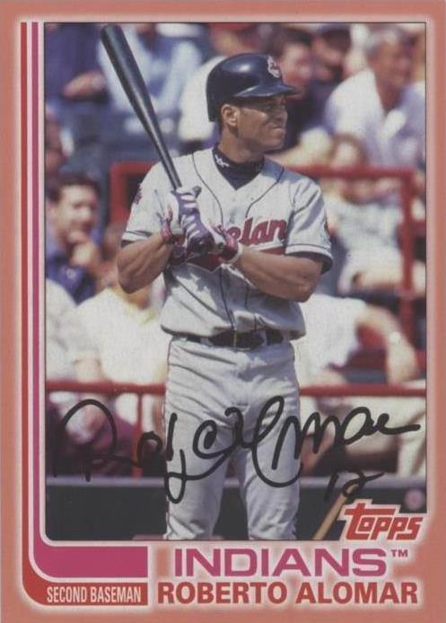 2017 Topps Archives - 1982 Roberto Alomar #128 Peach /199 for sale ...
