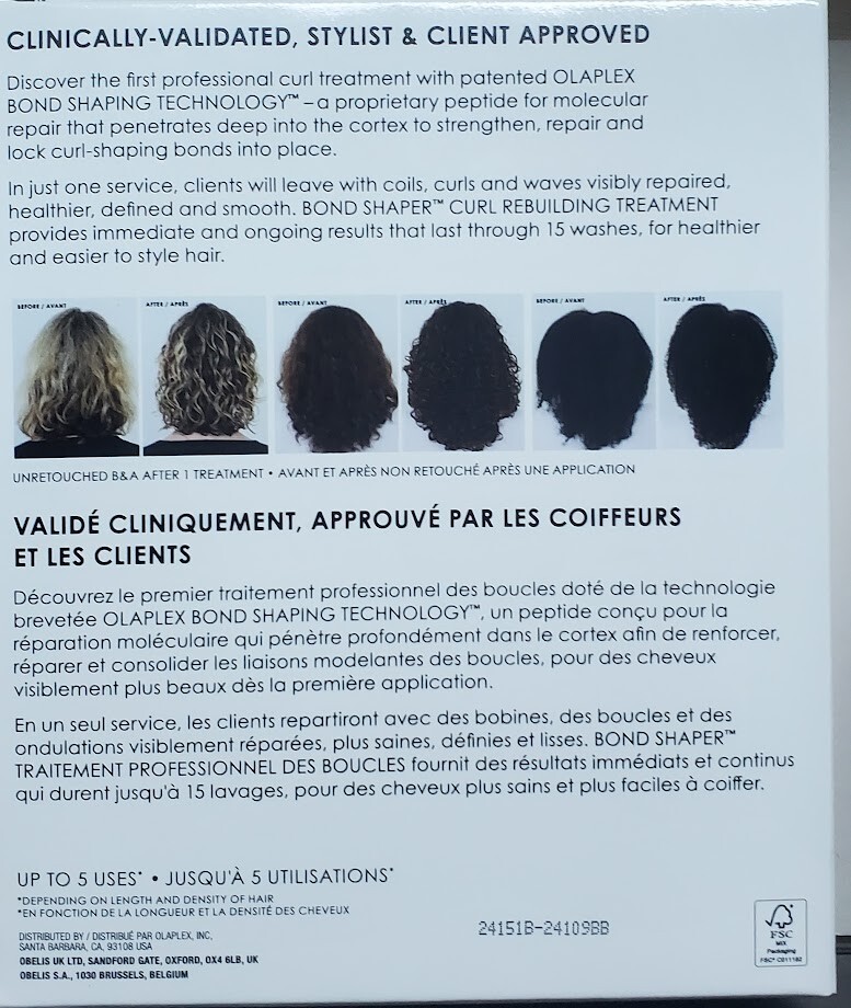 Olaplex Bond Shaper Curl Rebuilding Treatment US stock | eBay