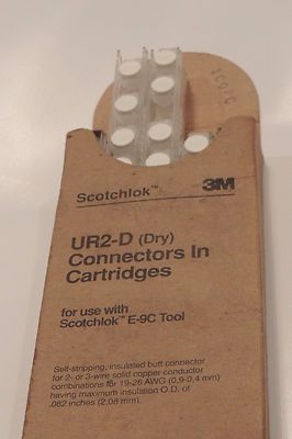 3M Scotchlok UR2-D Telephone Wire Splicing Connectors 2-3 Wire Gauge 19 ...