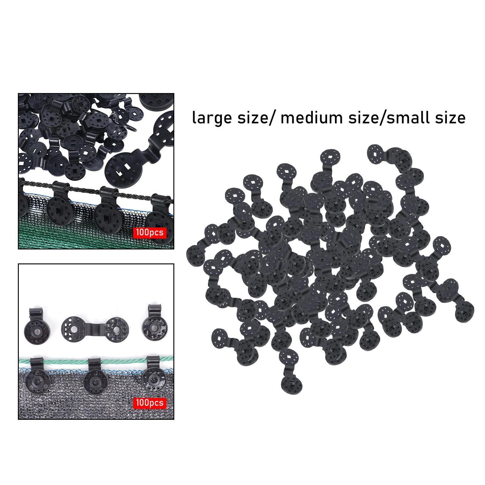 100Pcs Sunshade Hook Clips Agricultural Net Yard Shade Cloth Clips Lock ...