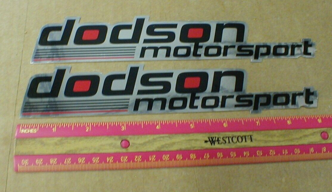 Dodson Motorsports drag racing off road dirt decal sticker contingency ...