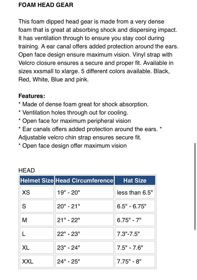 Martial Arts Taekwondo PINK Foam Large Karate Helmet Head Gear W/ Face ...