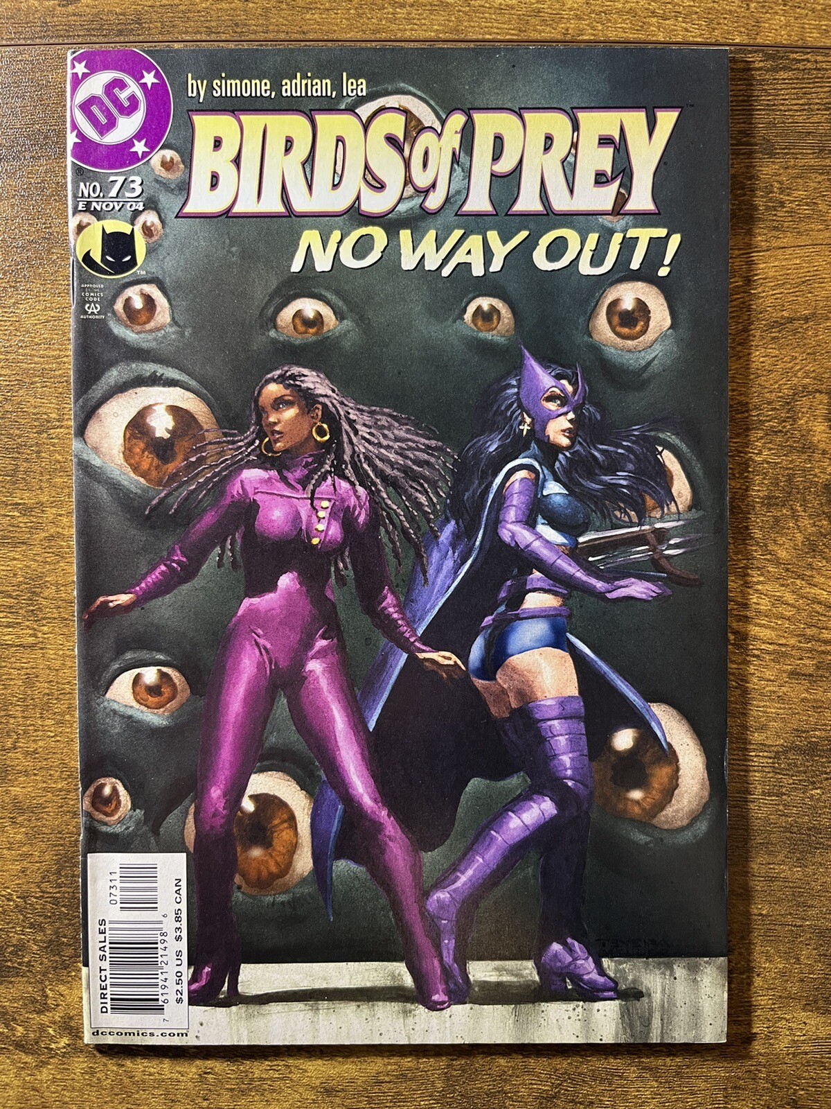 BIRDS OF PREY 73 GORGEOUS BLACK CANARY HUNTRESS GAIL SIMONE STORY DC ...