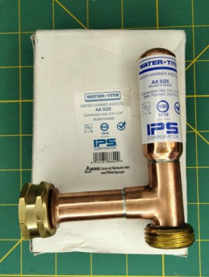 IPS CORP. 3/4 in X 3/4 in Shock Buster Water Hammer Arrestor for ...