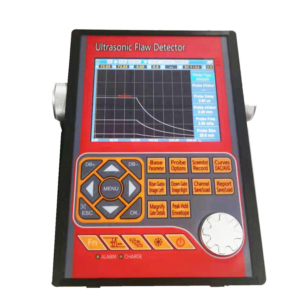 Portable Ultrasonic Flaw Detection NDT Flaw Detector Instrument with 0 ...