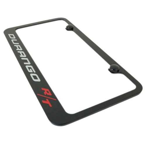 Dodge Durango RT Name License Plate Frame (Black) | eBay