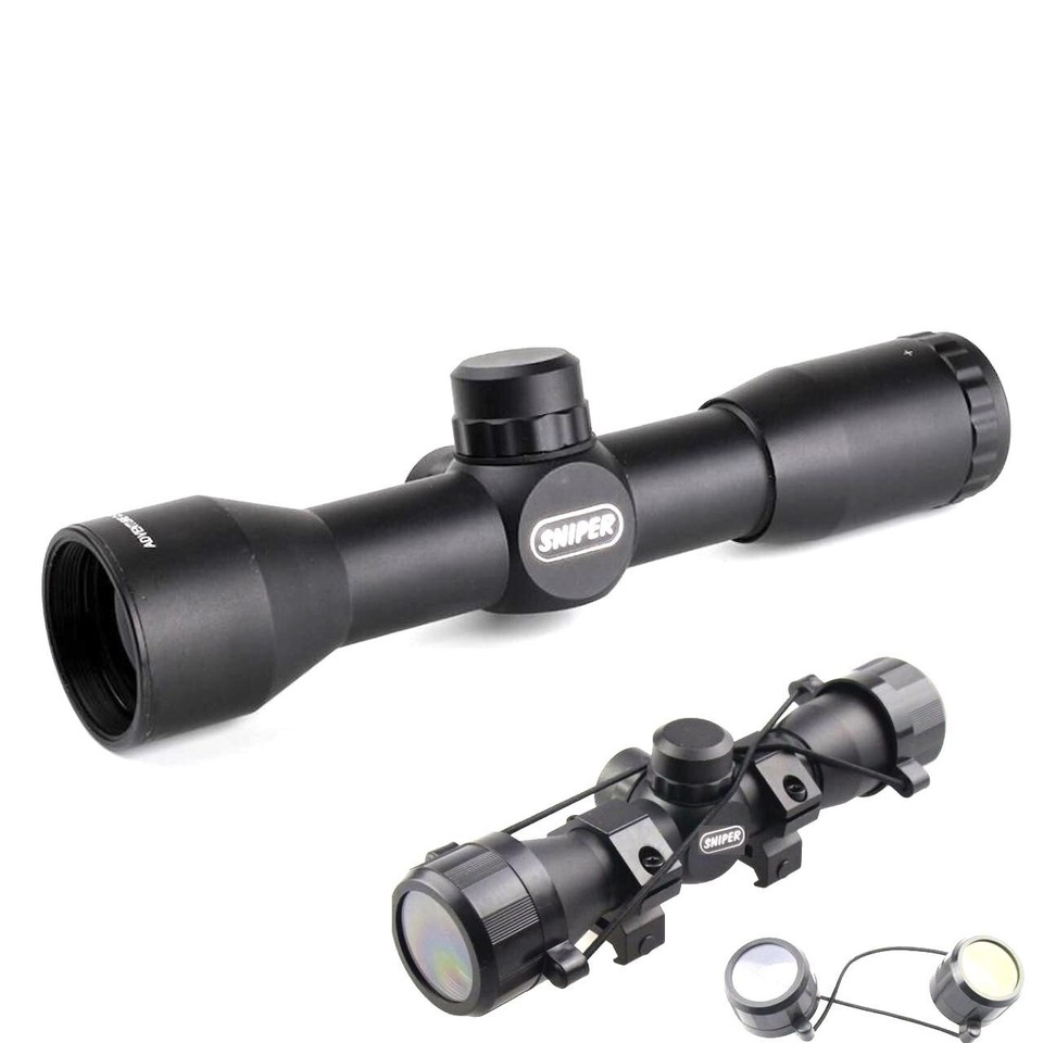 Sniper 4X32 Compact RANGEFINDER Scope 223/ 308/ 1022/ Crossbow Scope /w ...