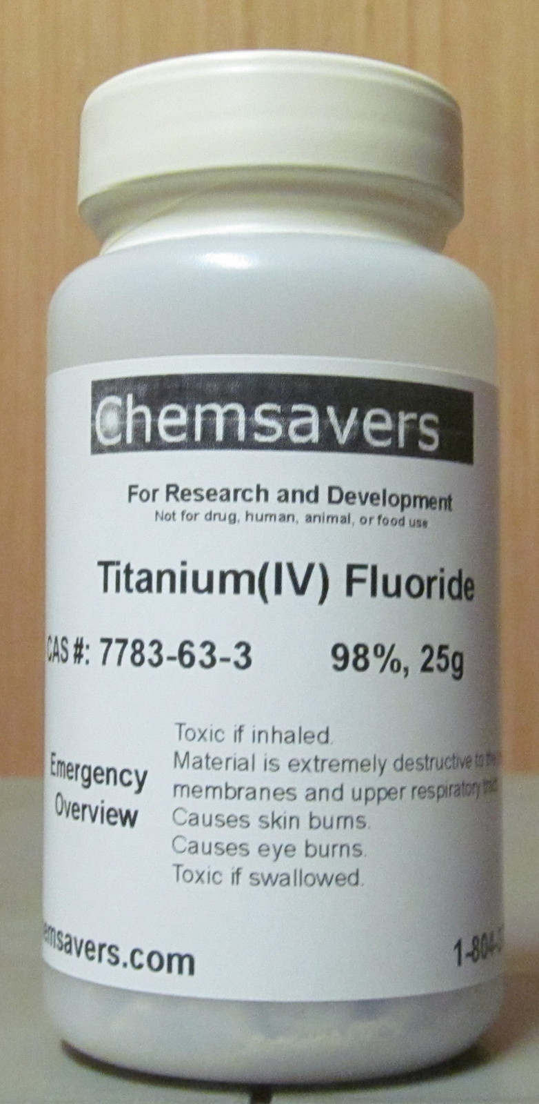 Titanium(IV) Fluoride, 98%, 25g | eBay
