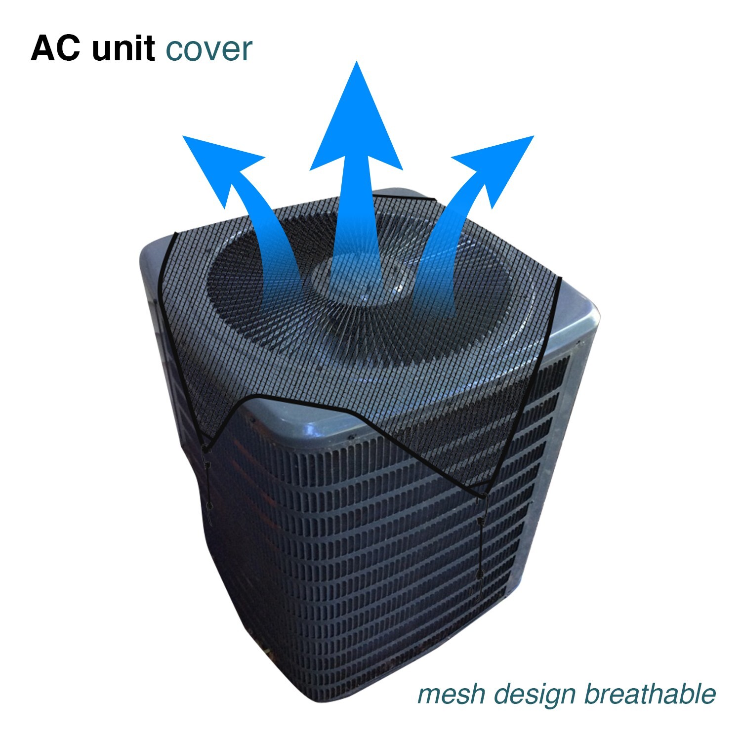 Outside Air Conditioner Mesh Cover Vinyl Winter Summer for Unit AC ...